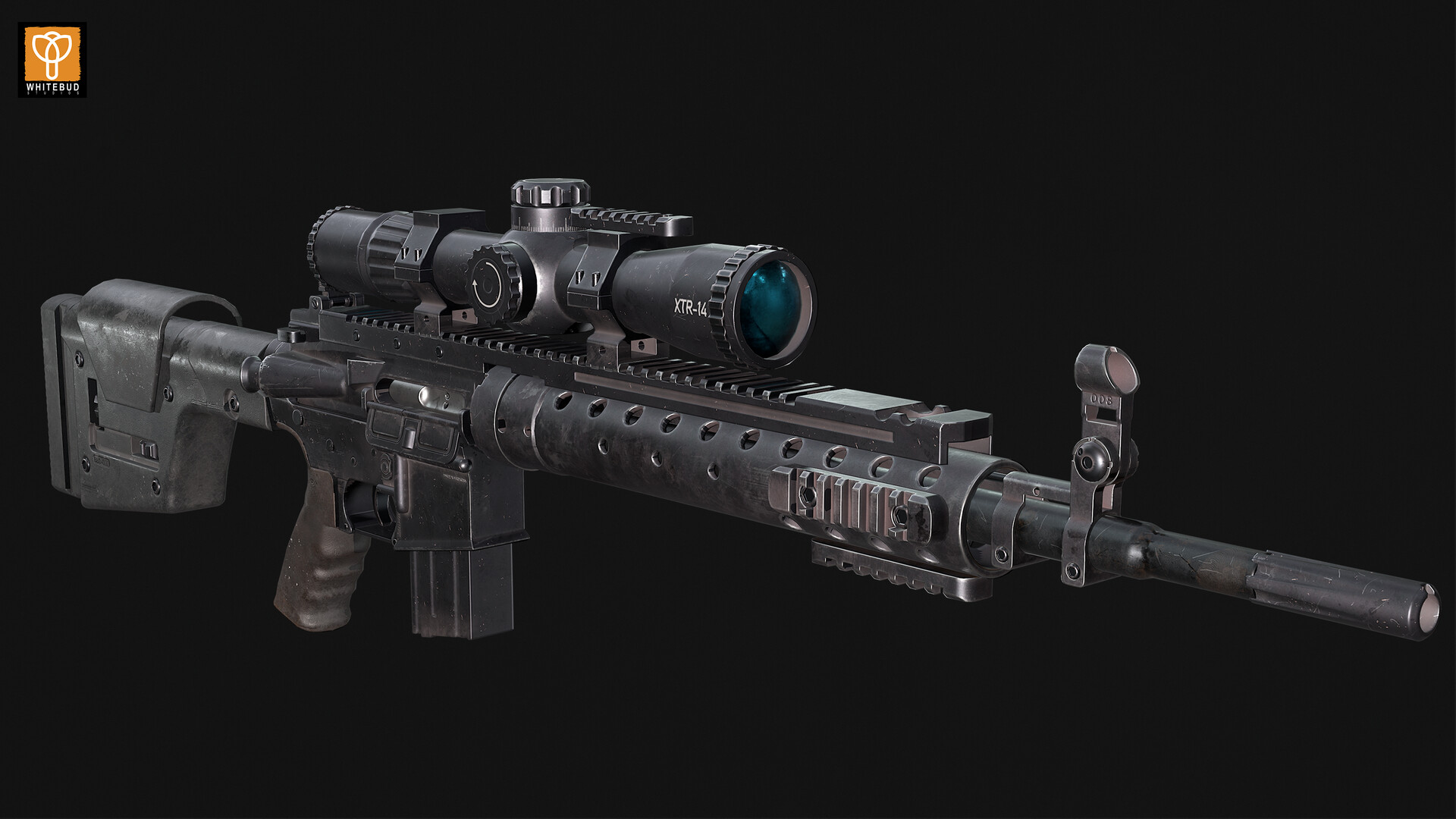 ArtStation - MK12 Rifle:-
