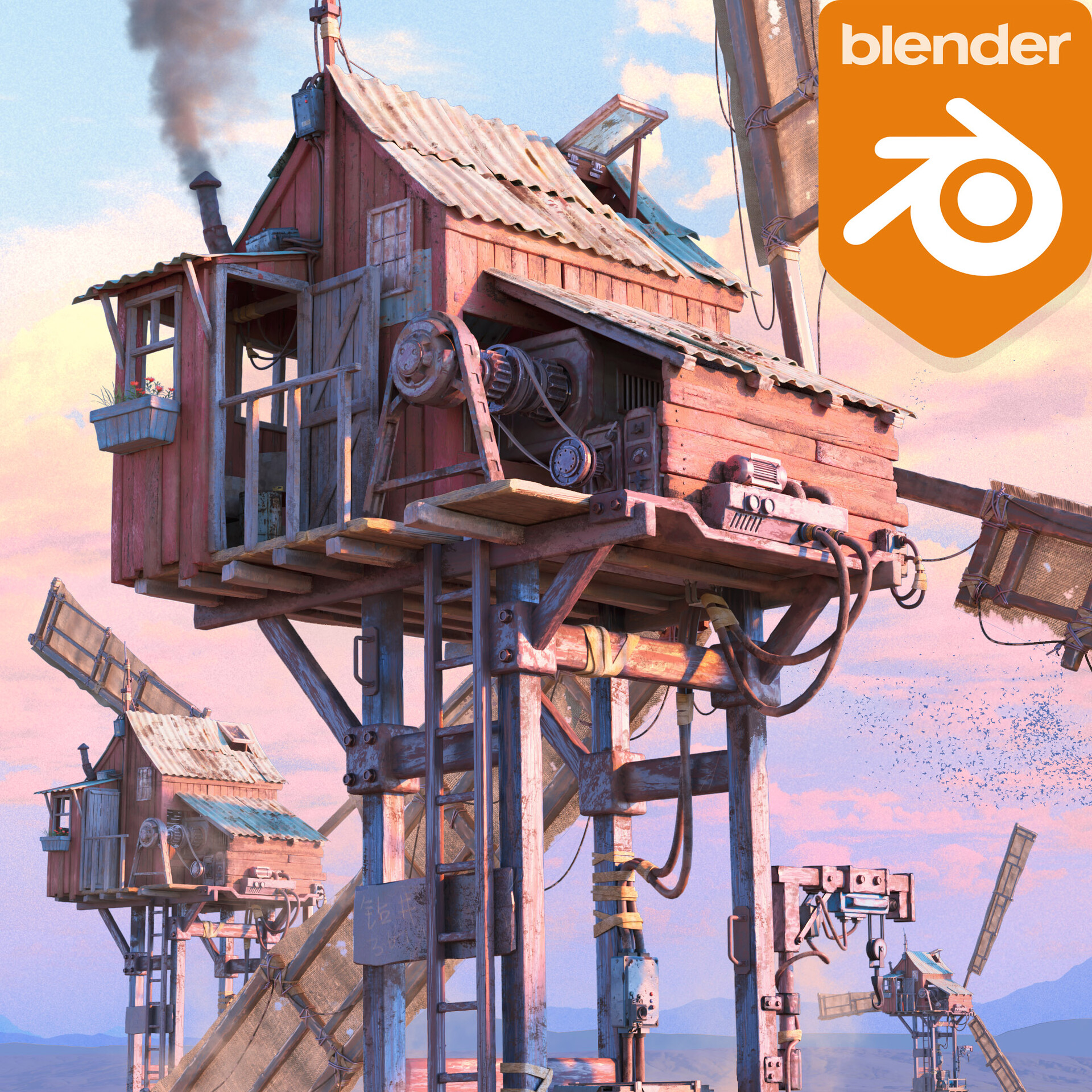 ArtStation - Wind farm