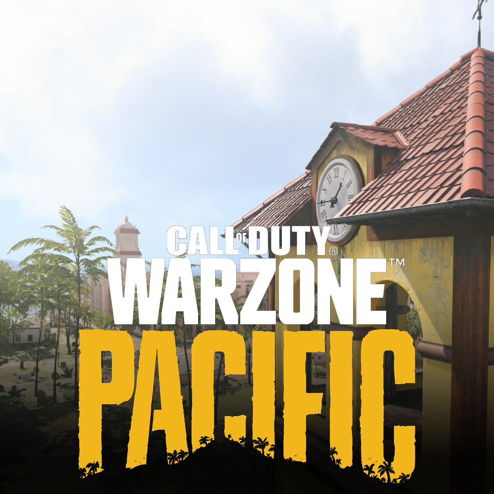 ArtStation - Call of Duty : Warzone Pacific - Ruins Clocktower and ...