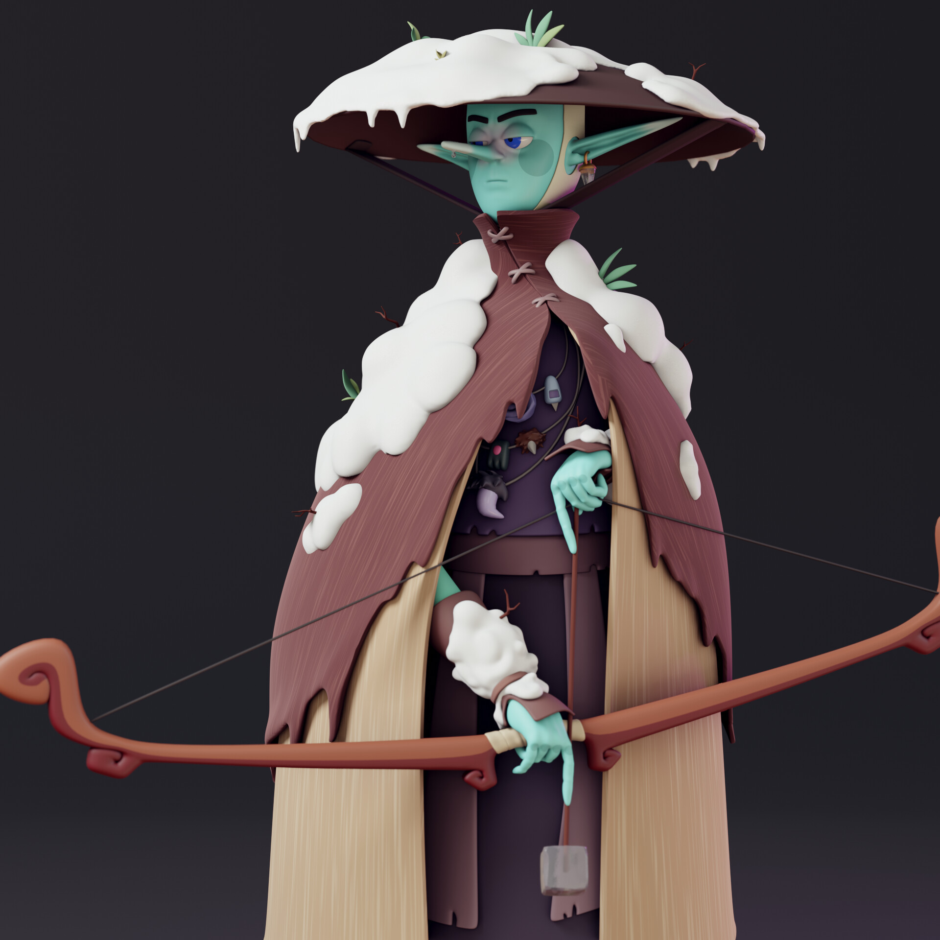 ArtStation - Frozen Elf