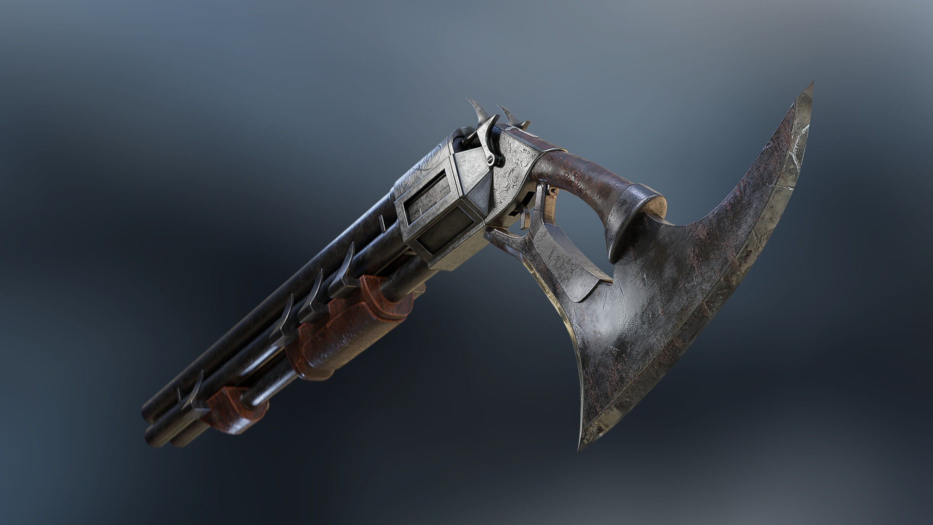 ArtStation - Argus shotgun remake - Darkwatch