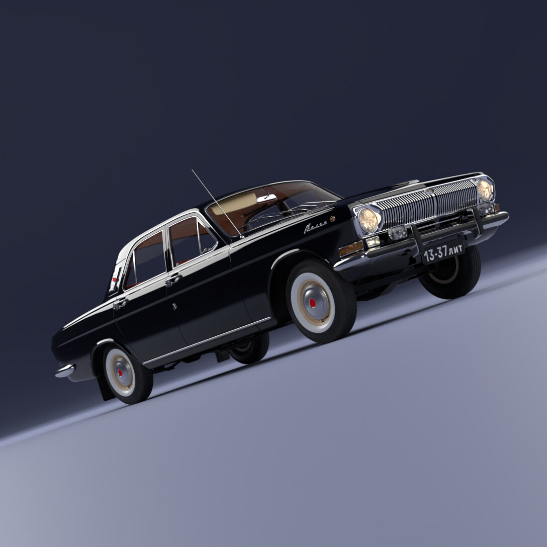 ArtStation - GAZ-24 Volga