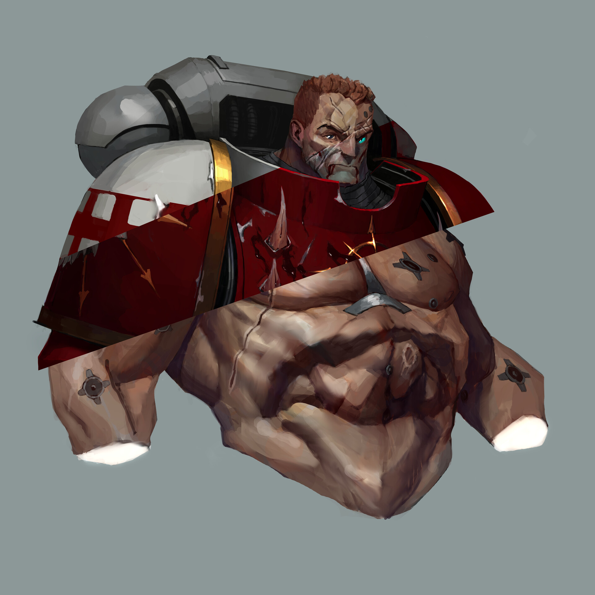 ArtStation - Fargus Voss, Brother Captain of Hospitallers