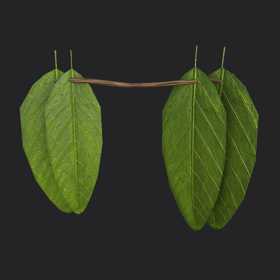 ArtStation - Curtain - Leaves