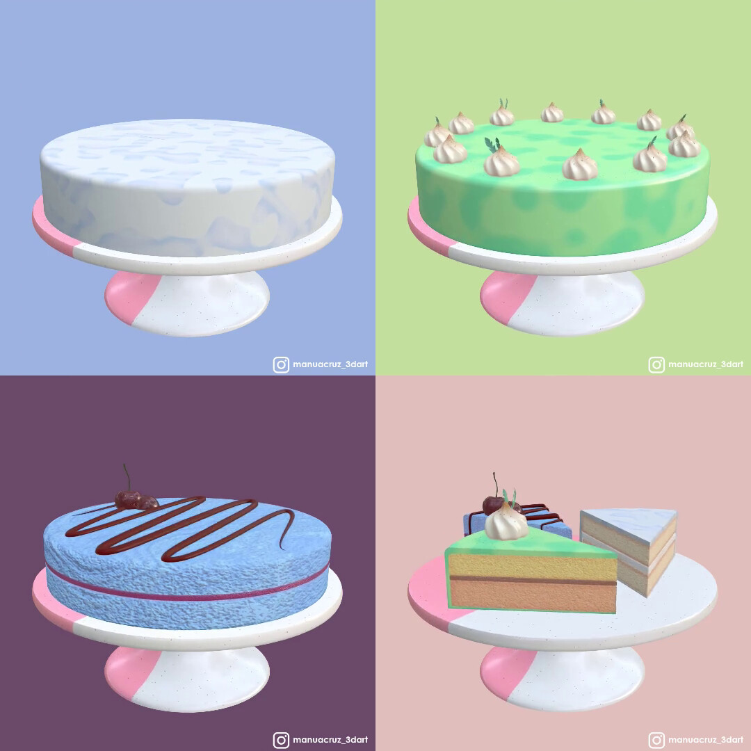 ArtStation - PokéCakes - Procedural cake materials