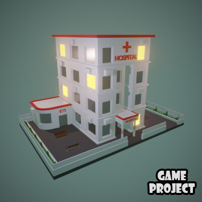 ArtStation - Game Project: Hospital