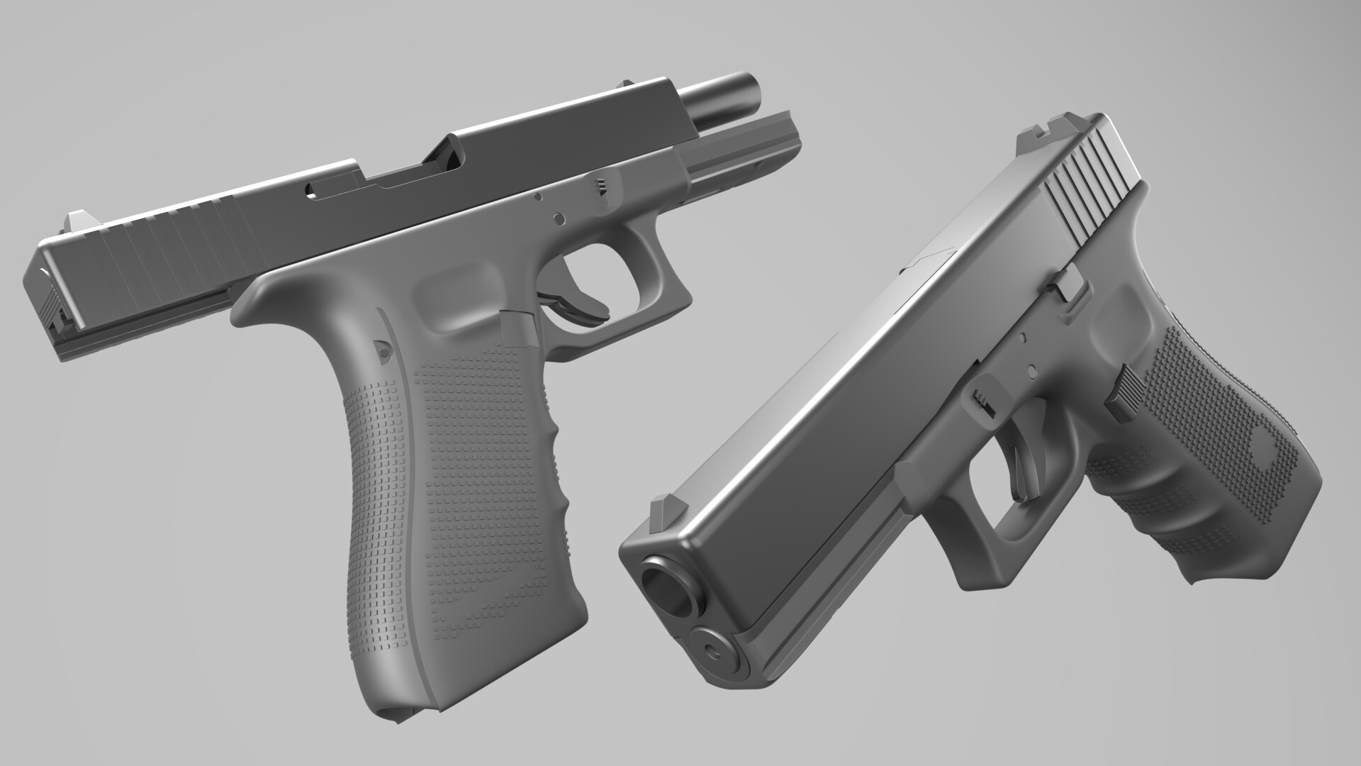 ArtStation - Glock 17 Gen 4 High Poly