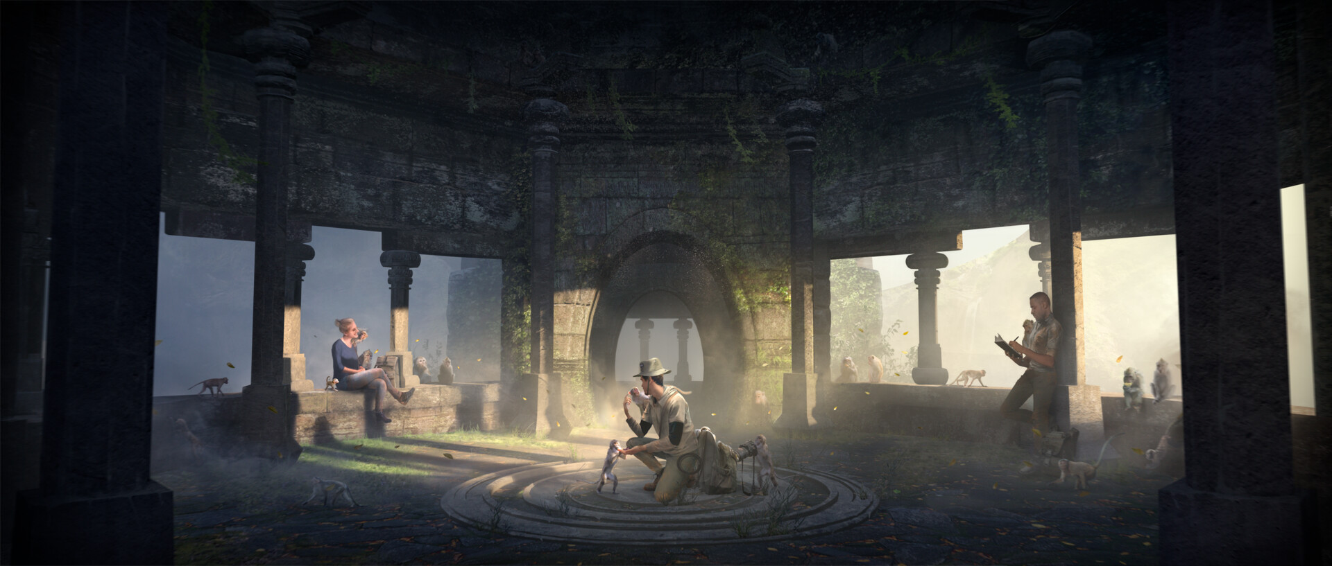 ArtStation - Monkey Temple