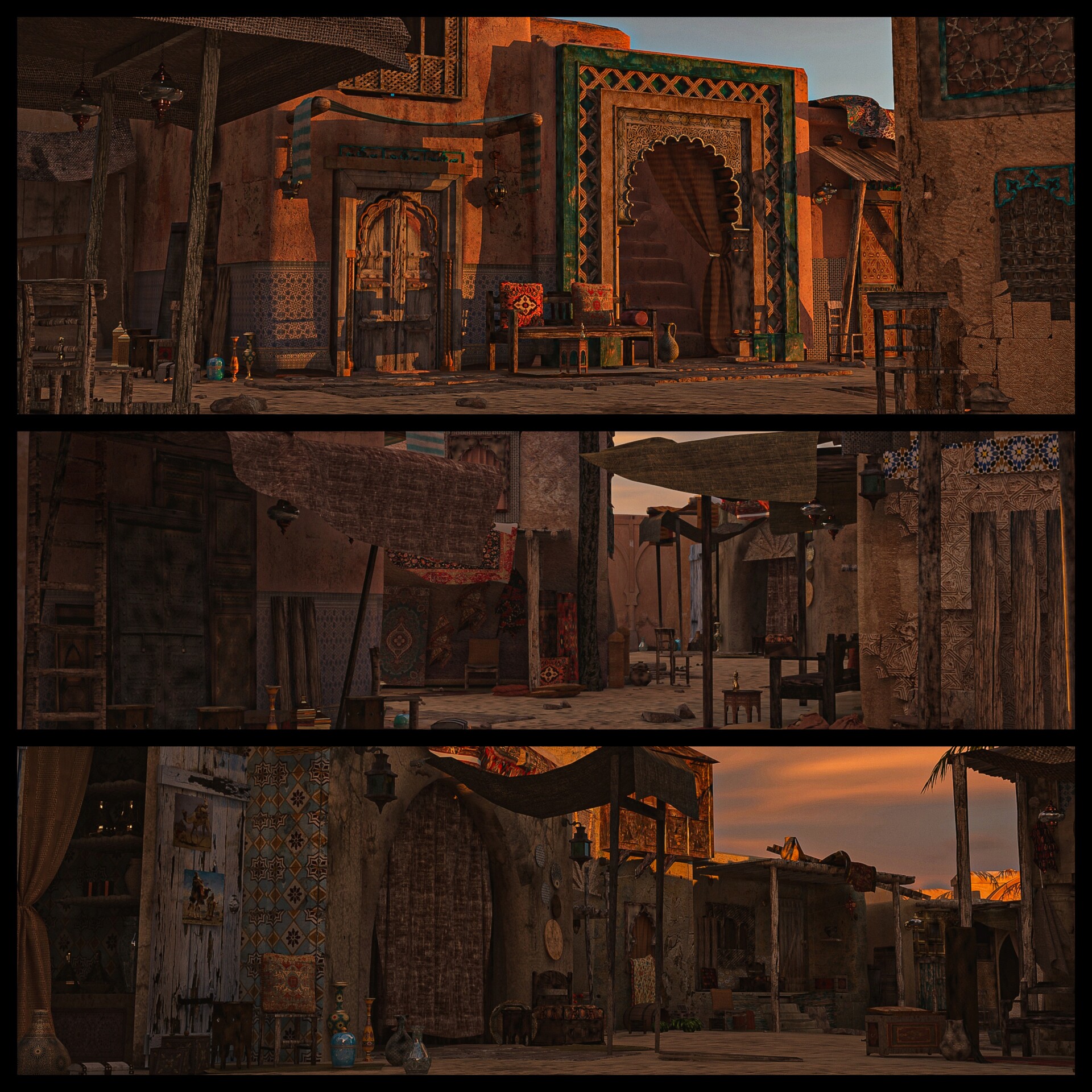 ArtStation - Arabian Desert Village