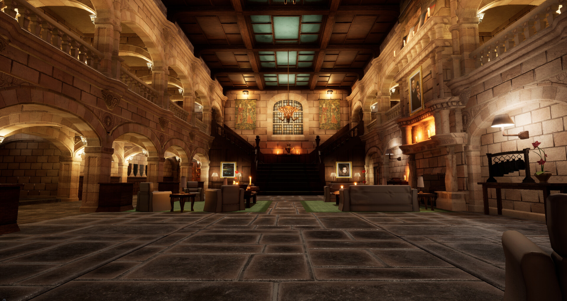 ArtStation - Croft Manor - University Year 2 Project