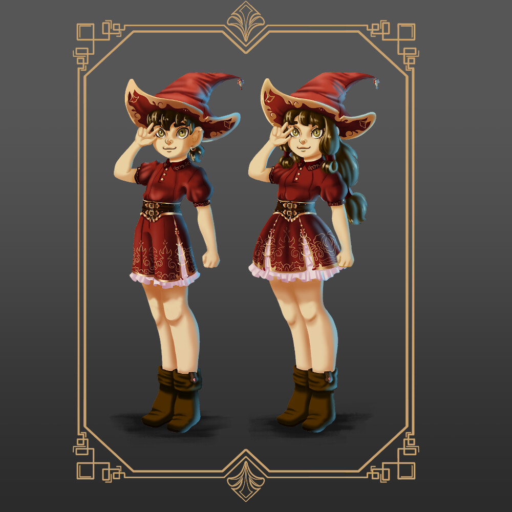 ArtStation - Witchcraft Academy Character Concept Art