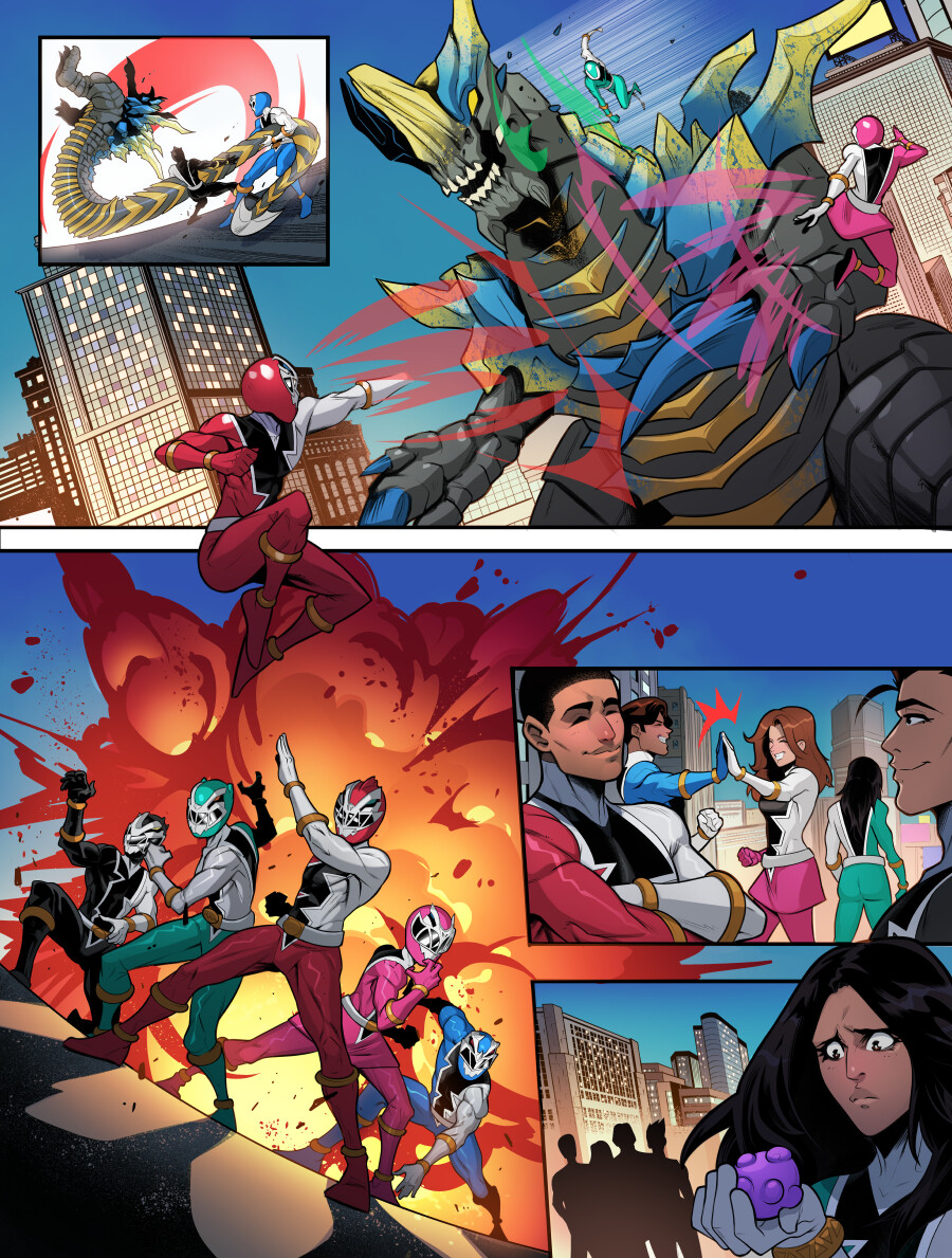 ArtStation - Power Rangers Dino Fury : Fighting Fit