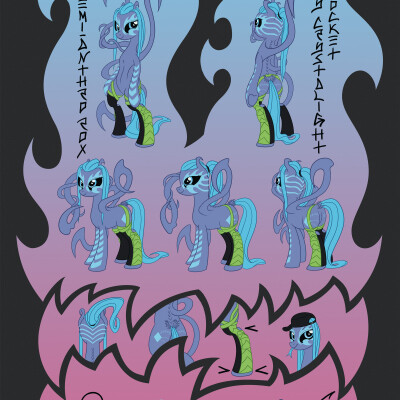 ArtStation - Aster The Powerliquid OC Ref Sheet