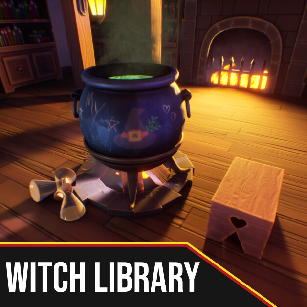 ArtStation - Witch Library