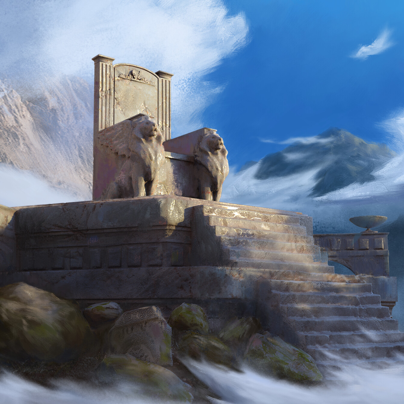 ArtStation - Abandoned throne
