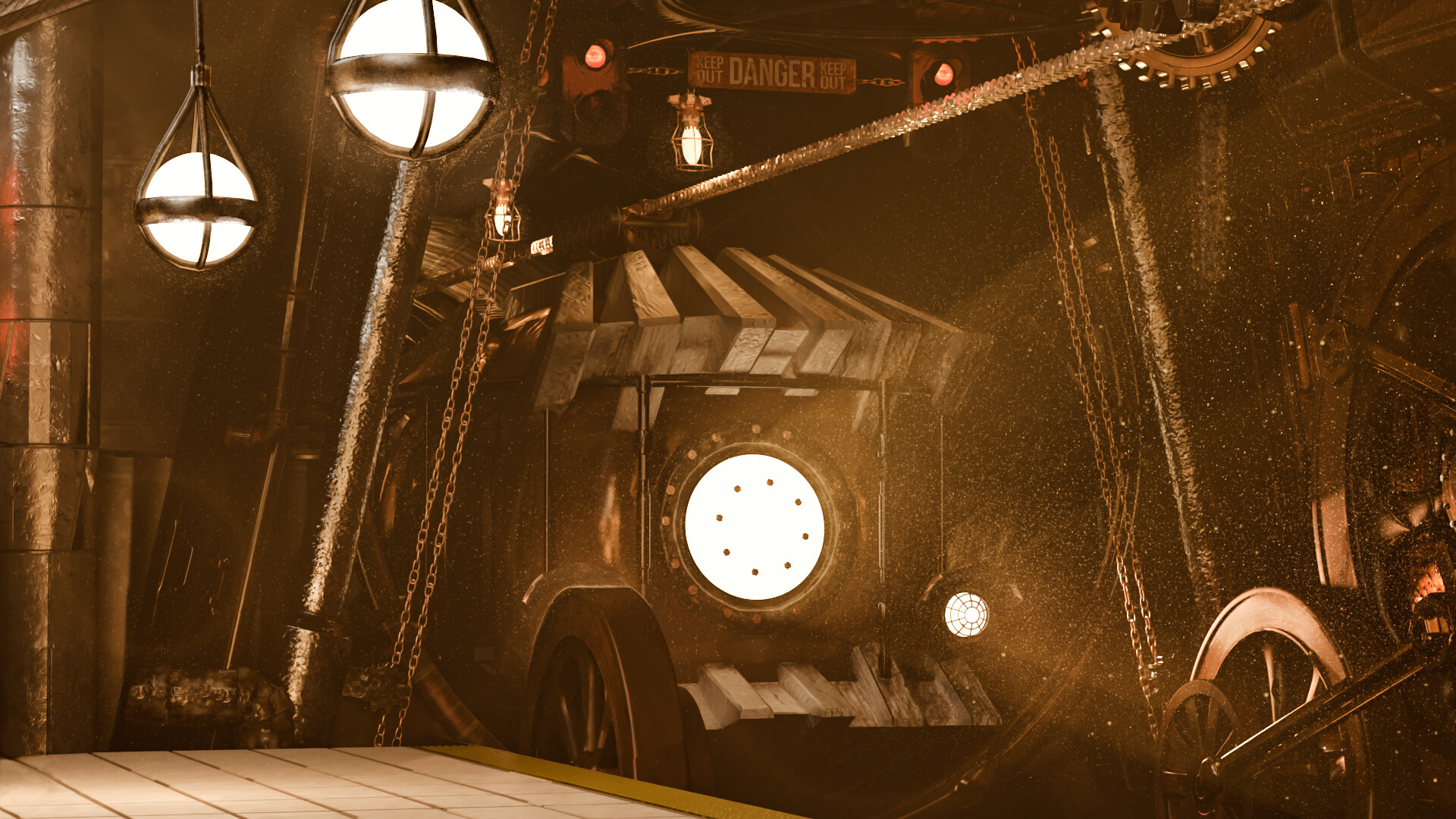 ArtStation - Steampunk Subway