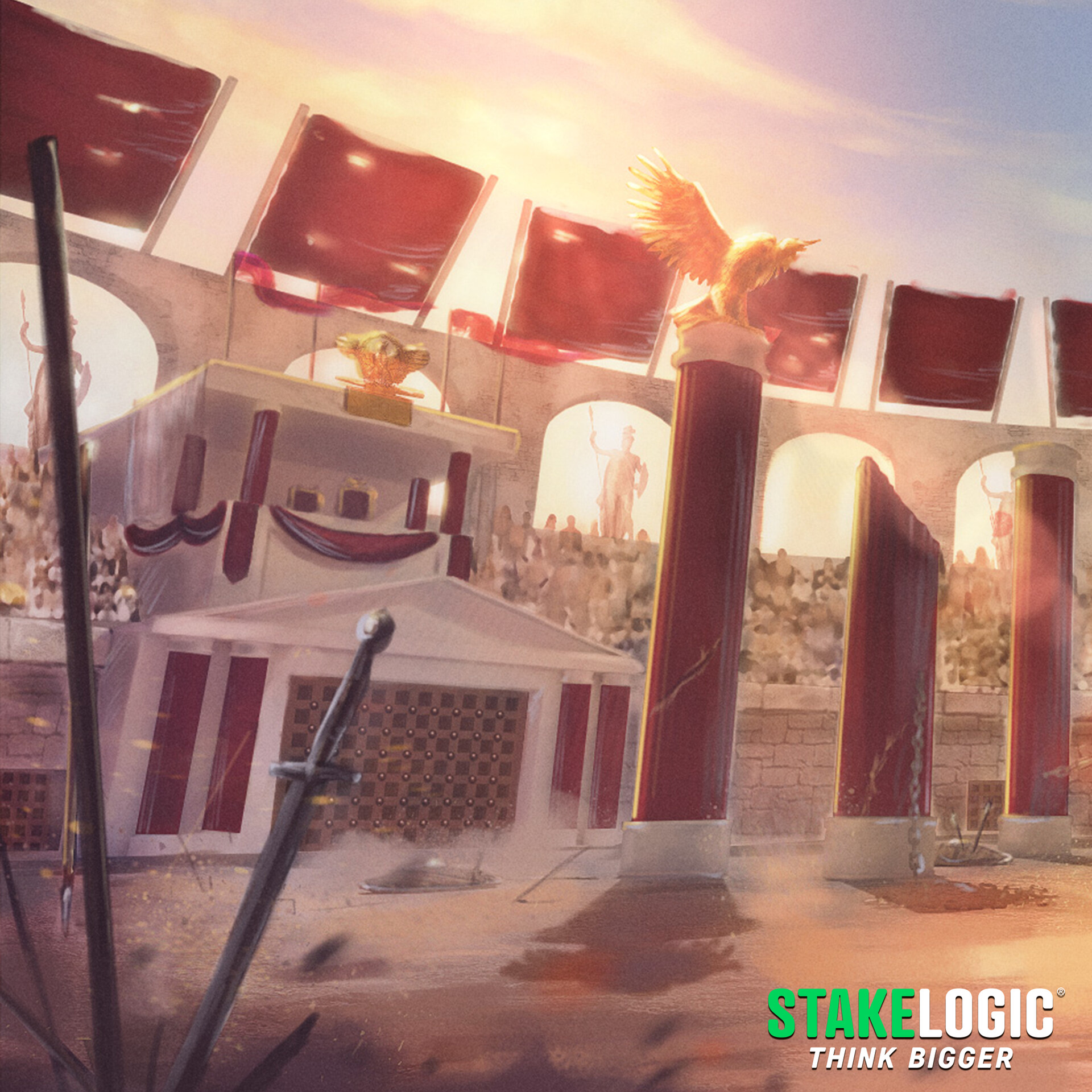 ArtStation - "Legacy of Rome" background sketch