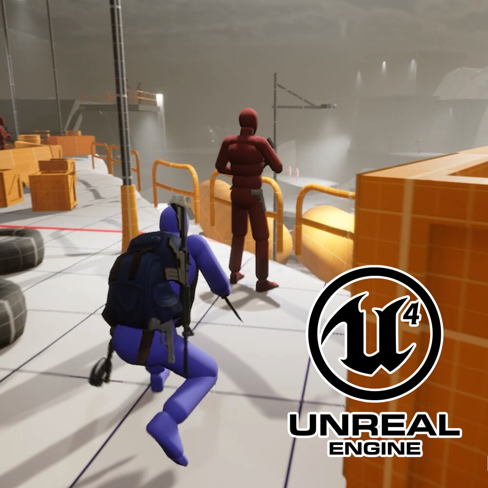 ArtStation - Level Design - TPS & Stealth Gameplay