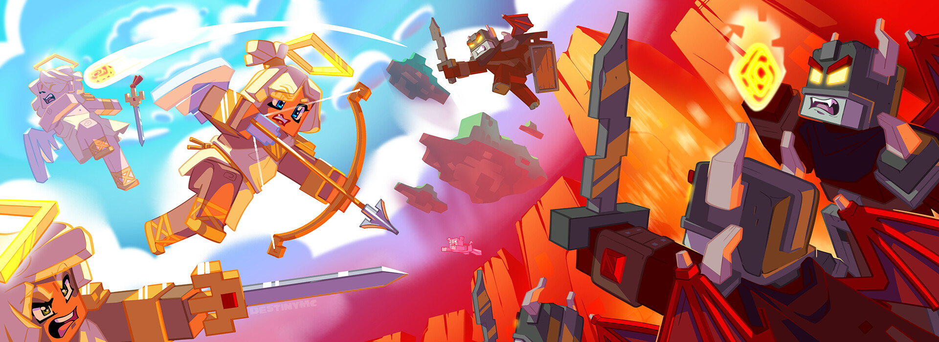 ArtStation - Minecraft Server Backgrounds