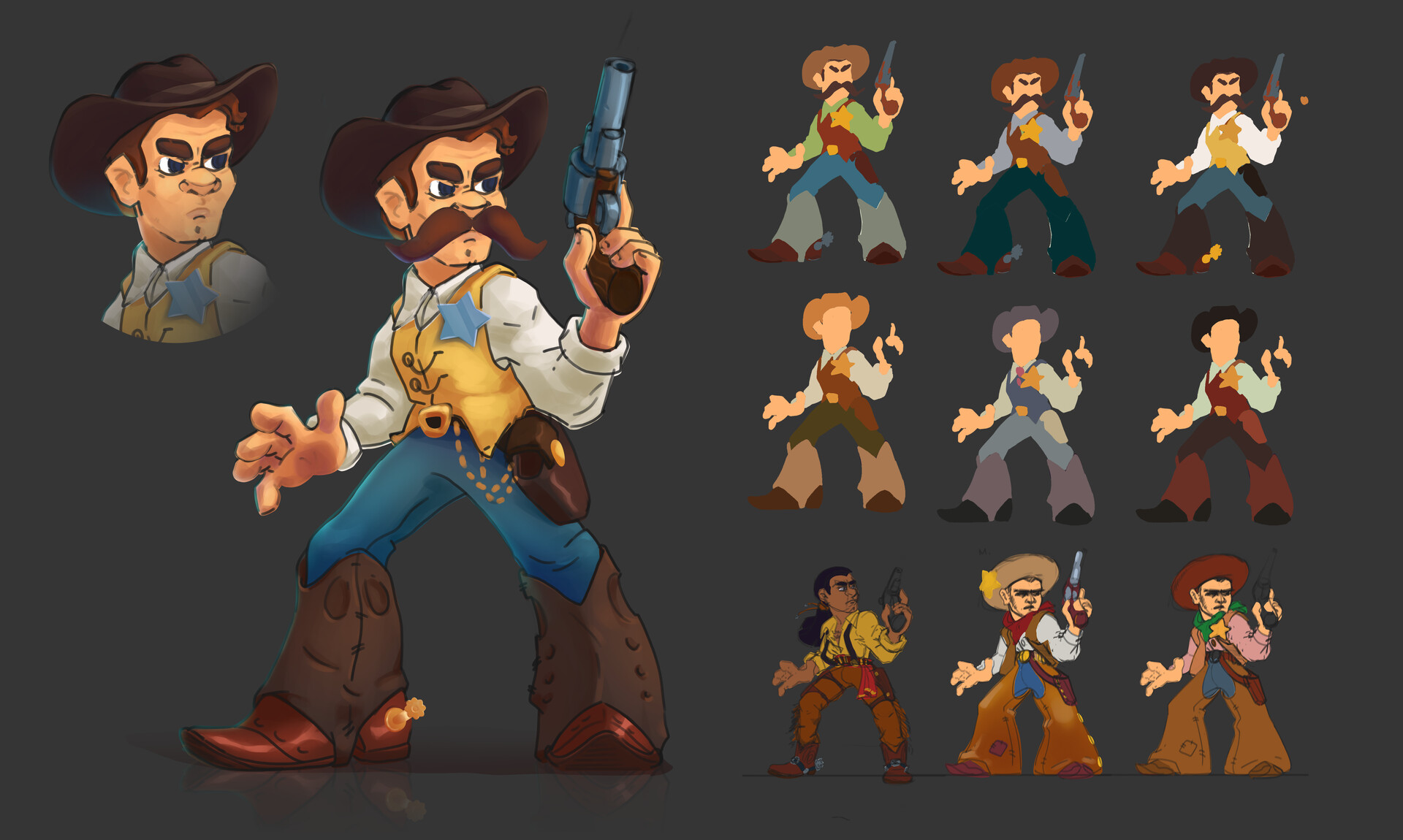 ArtStation - Sheriff concept/ test task/2021