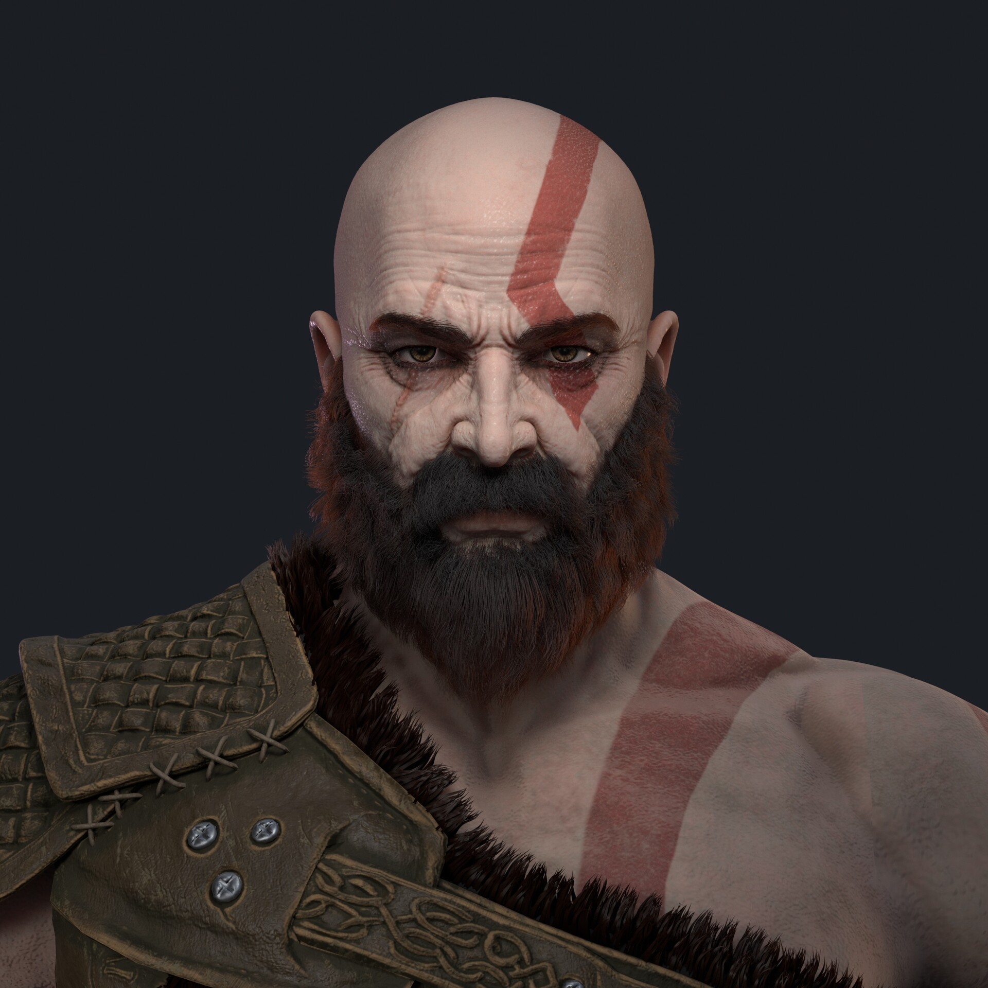 ArtStation - Kratos-Fanart