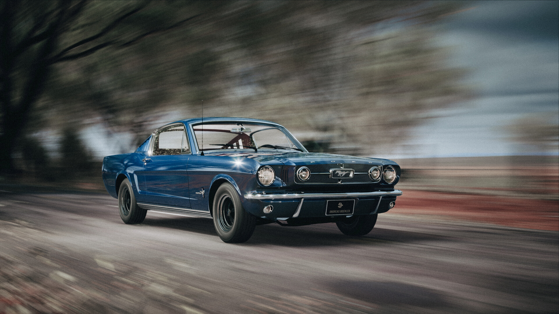 ArtStation - Desert Mustang - Automotive Rendering Unreal Engine RTX