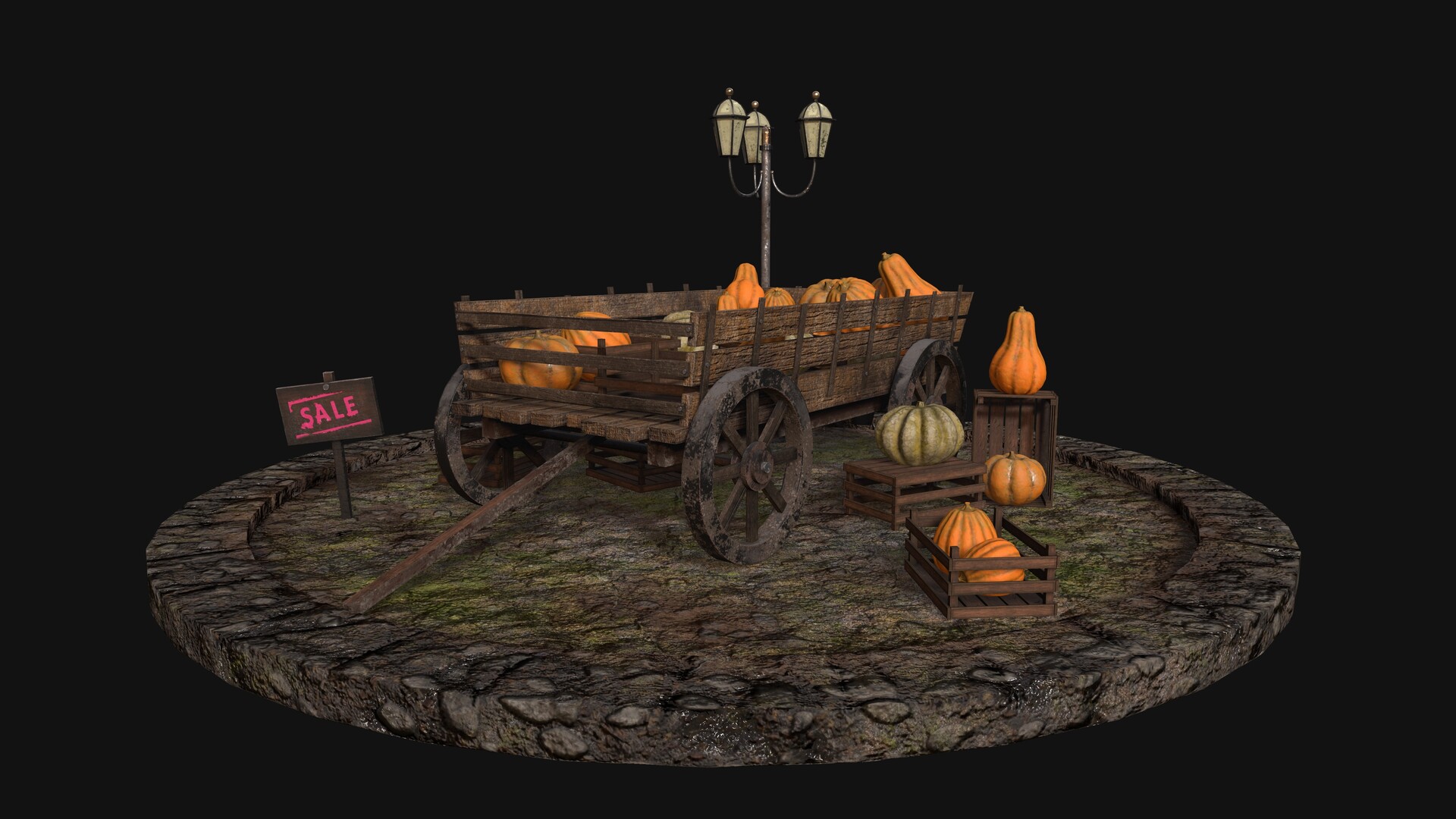 ArtStation - Pumpkin cart