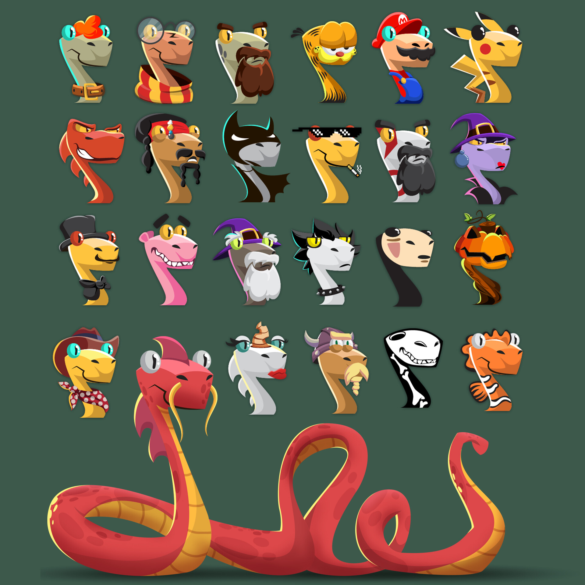 ArtStation - Marcraft (snake and ladder game)