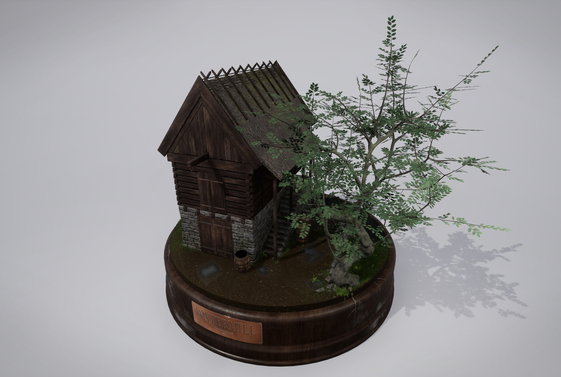 Till Springmann - Medieval Mill Diorama