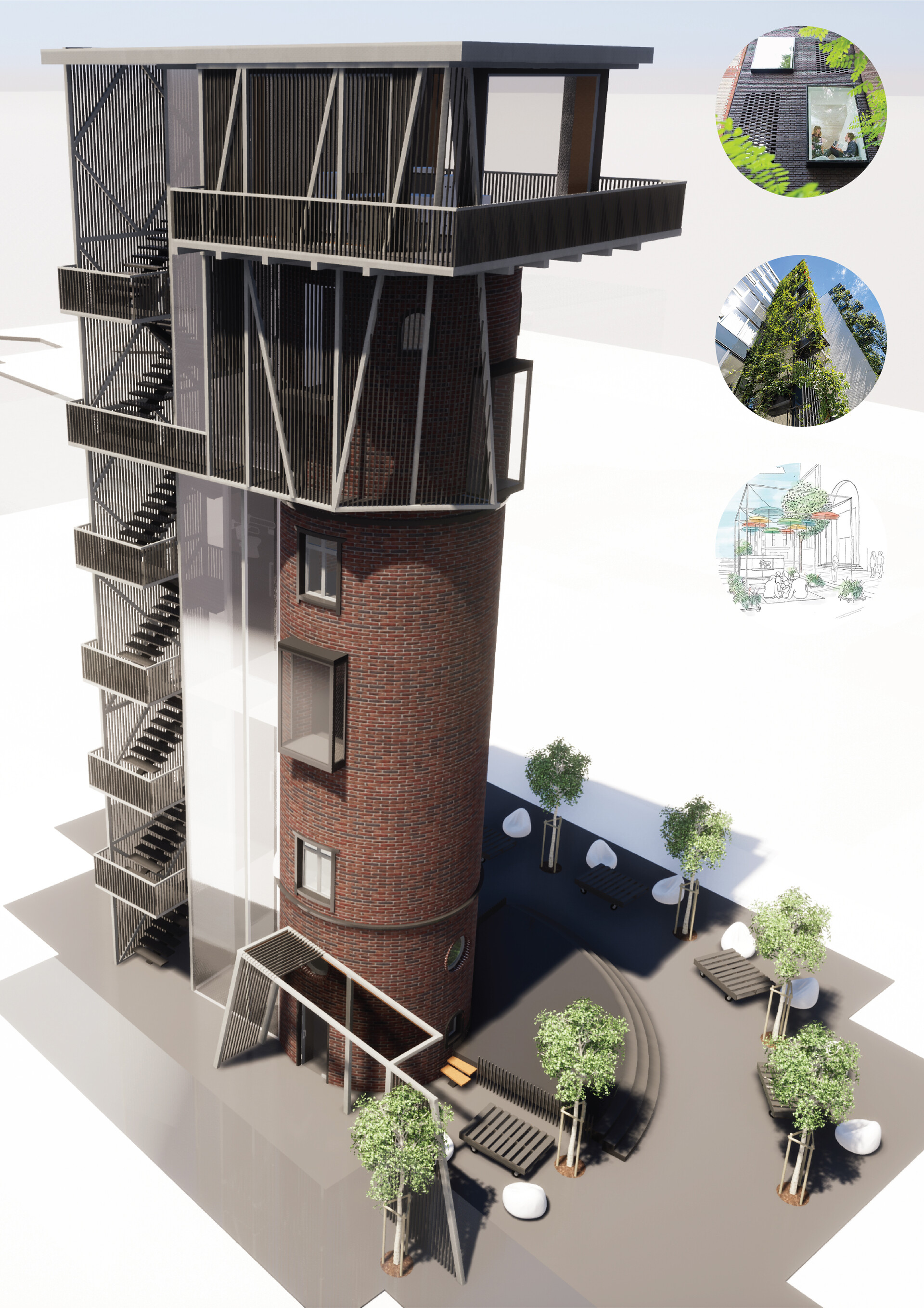 ArtStation - DUNTES SQUARE TOWER | CONCEPT PROJECT