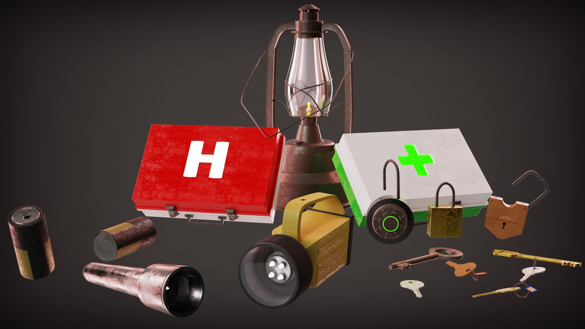 ArtStation - Horror Assets Pack