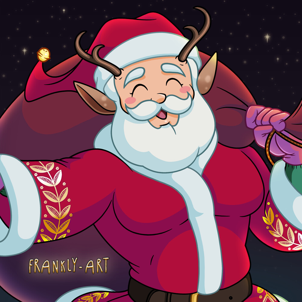 ArtStation - Merry Christmas from Santaur! - 2021