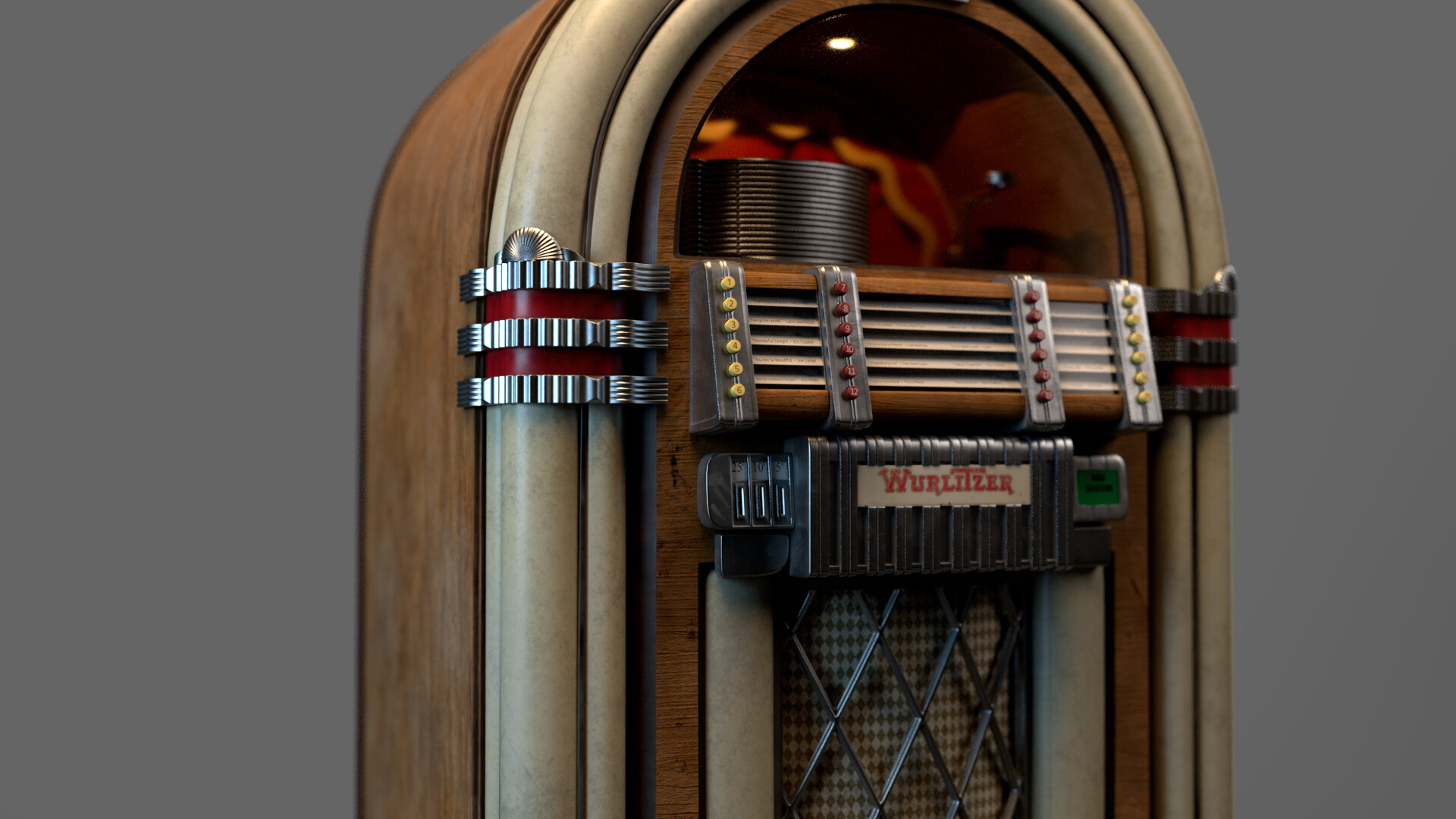 ArtStation - Wurlitzer Jukebox