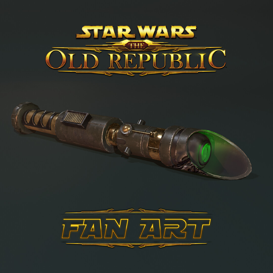 ArtStation - Star Wars: The Old Republic - Ven Zallow lightsaber fanart