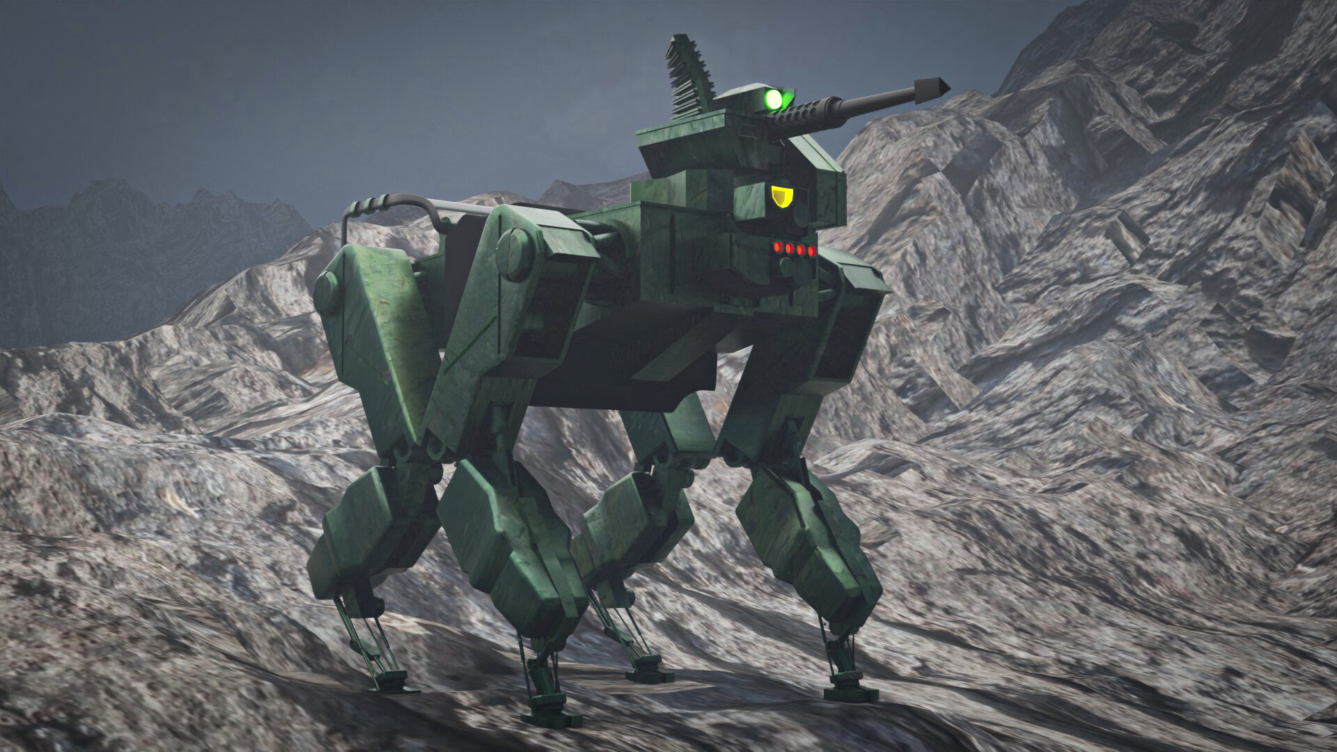 ArtStation - Boston Dynamics War Robot