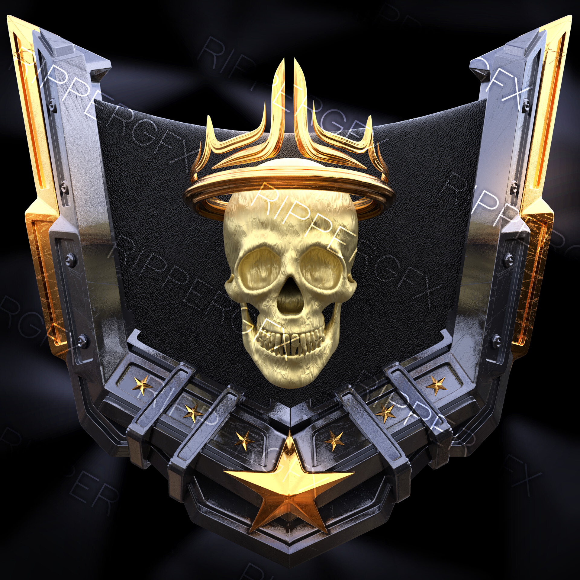 ArtStation - 8x Dracaria Rank Logos (1-200)