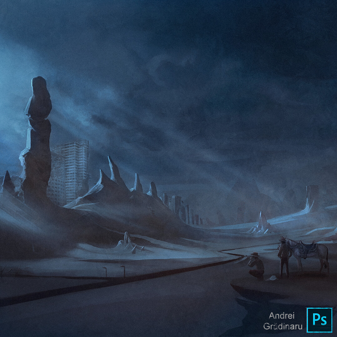 ArtStation - Desert concept art