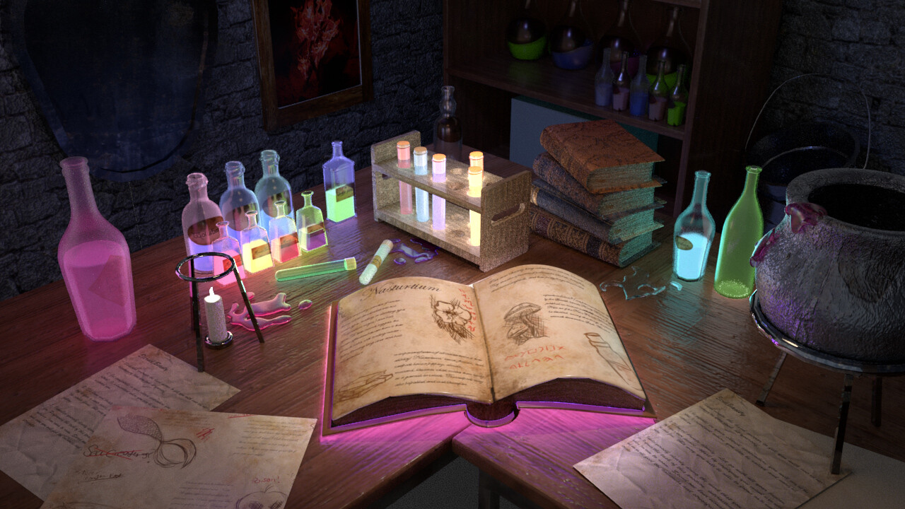 ArtStation - Potion room