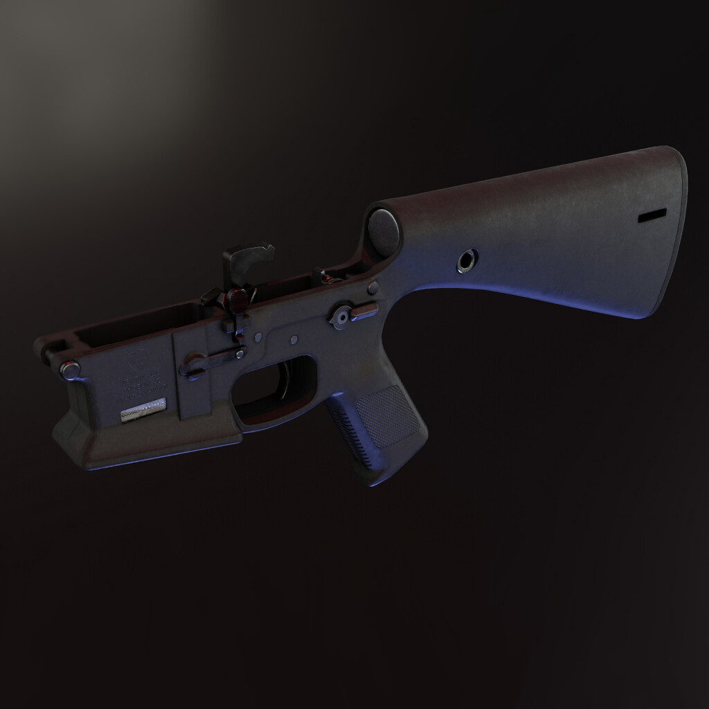 ArtStation - KP15 polymer AR15 Receiver