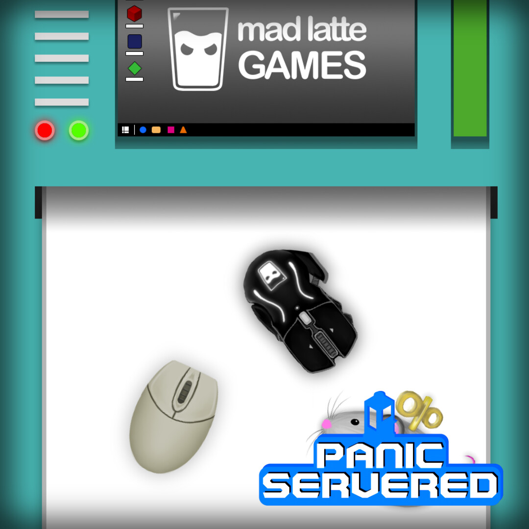 ArtStation - "Screensaver" - Panic Servered Microgame