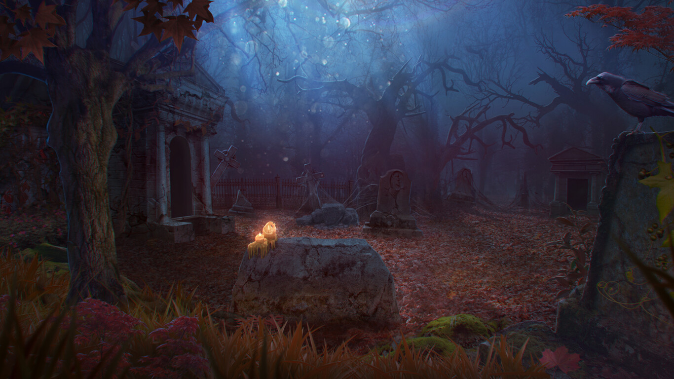 ArtStation - Background for Halloween Stories: The Neglected Dead