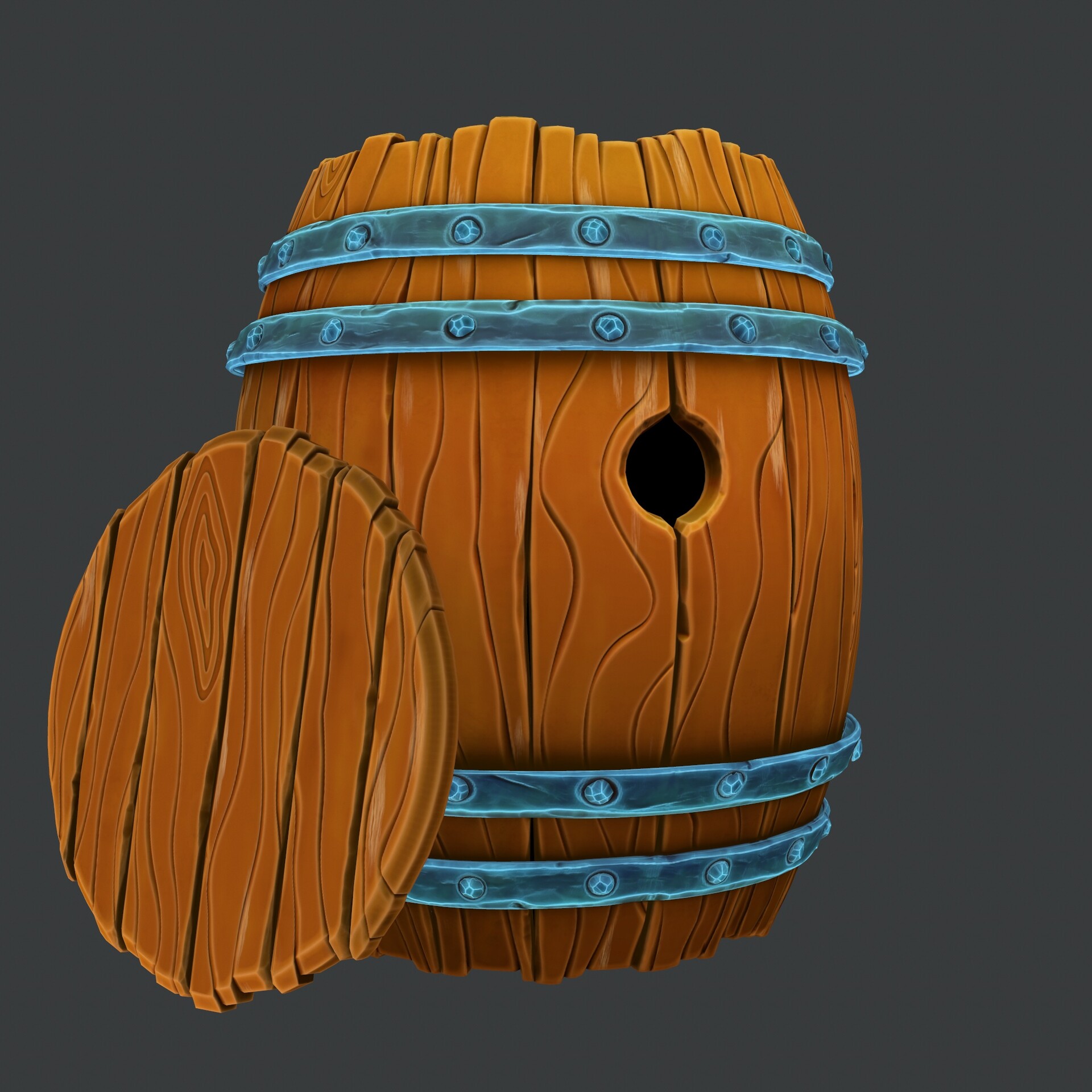 ArtStation - Stylized Barrel