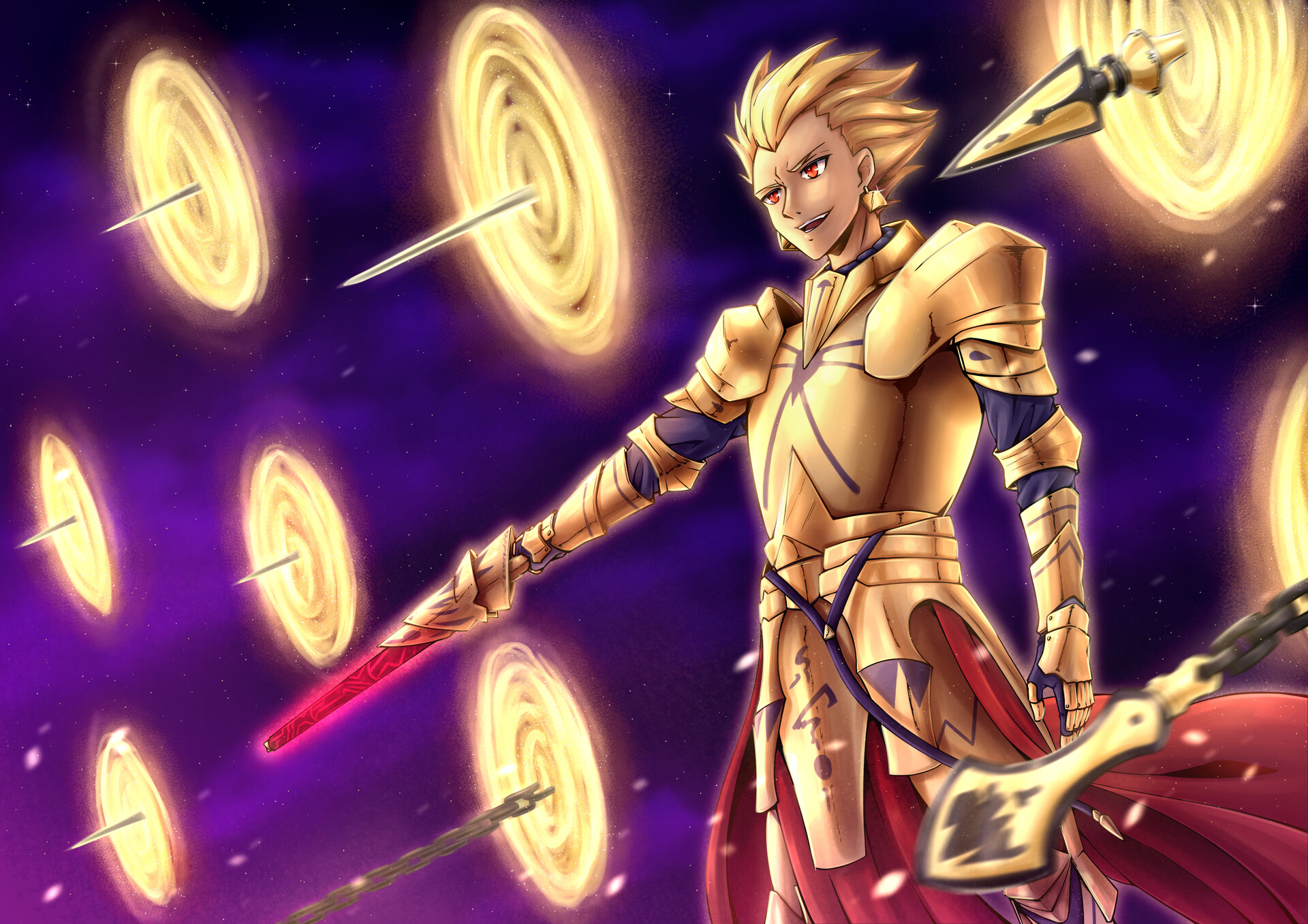 ArtStation - Gilgamesh (Fate Zero)