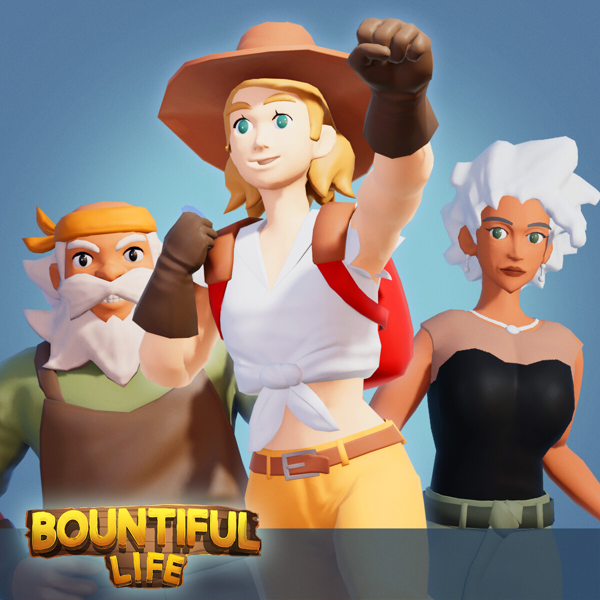ArtStation - Bountiful Life _ Low Poly Game Characters