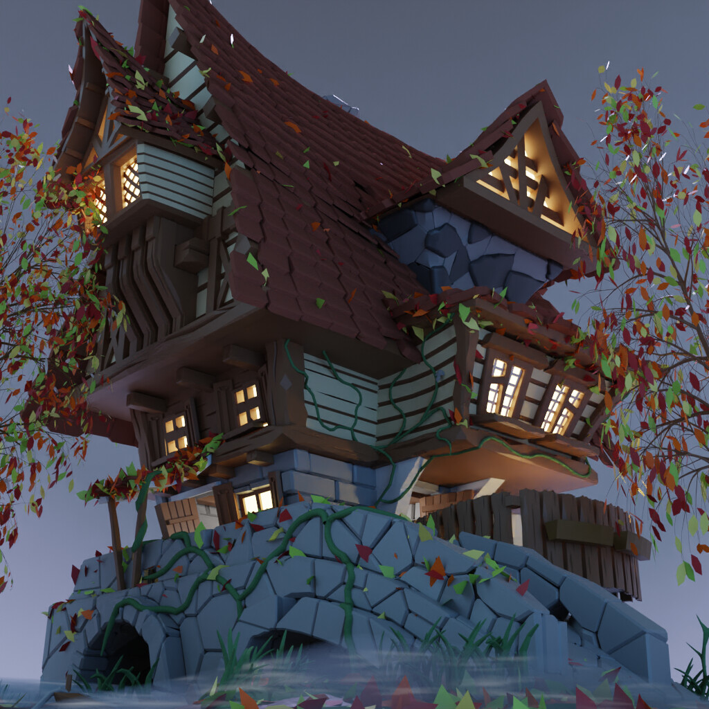 ArtStation - Dream House (Concept)