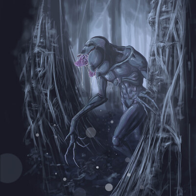 ArtStation - Creature Demogorgon from Stranger Things