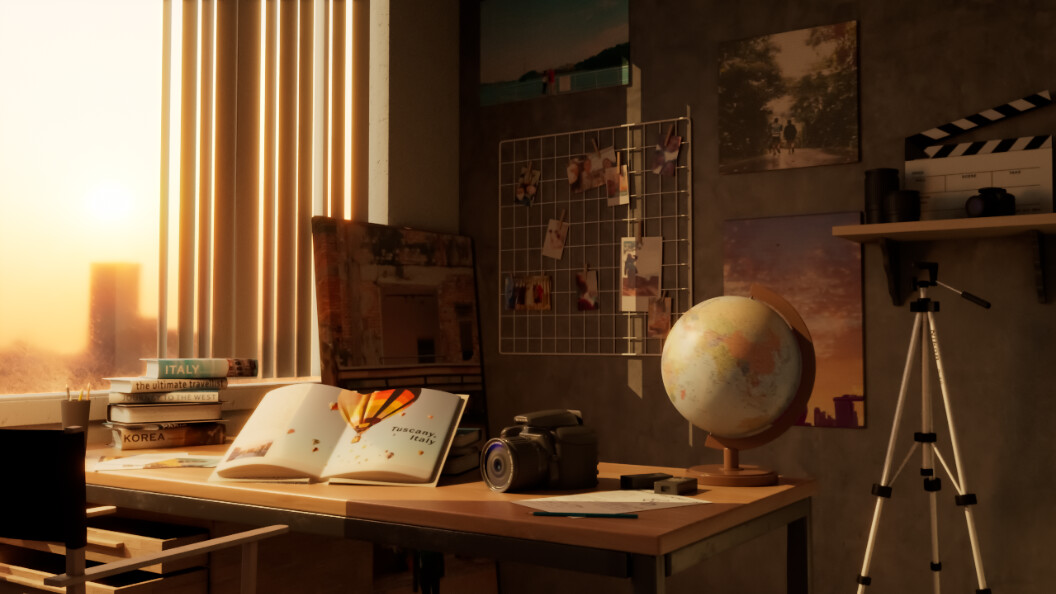 ArtStation - 3D Environment - Photography Studio (Rendering & Texturing)
