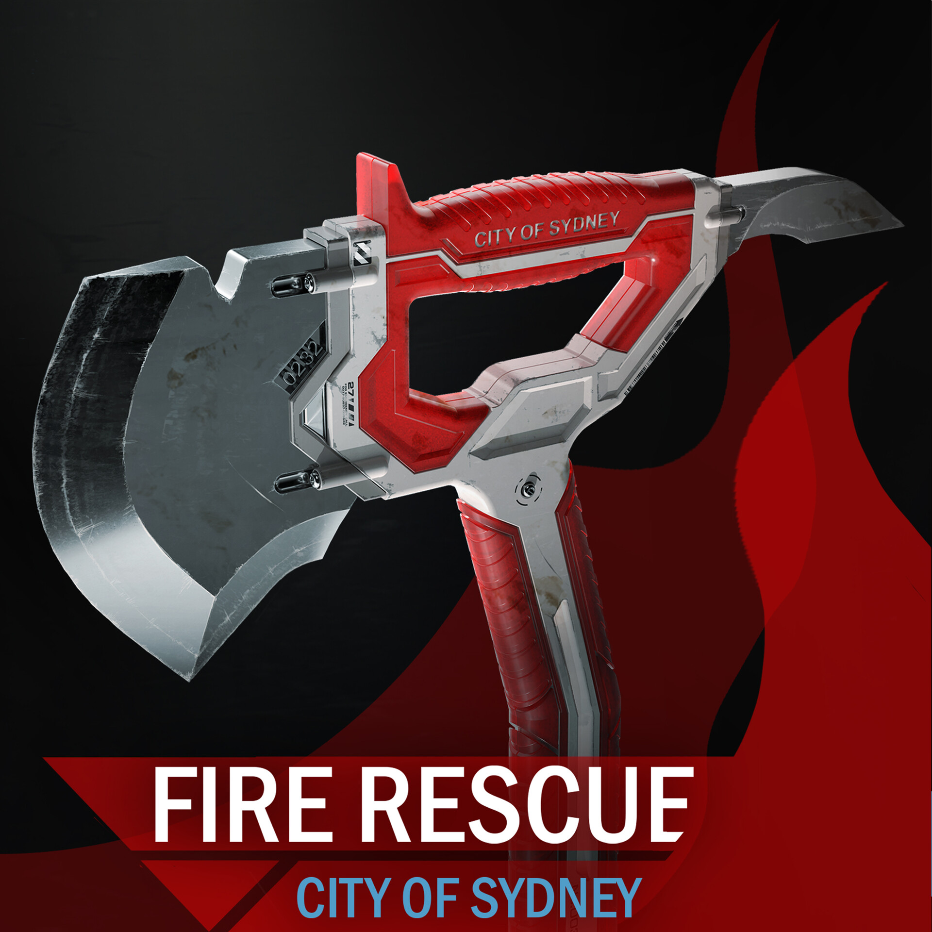 ArtStation - FIRE AND RESCUE - Axe