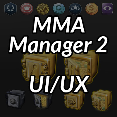 ArtStation - UI/UX MMA Manager 2: Ultimate Fight