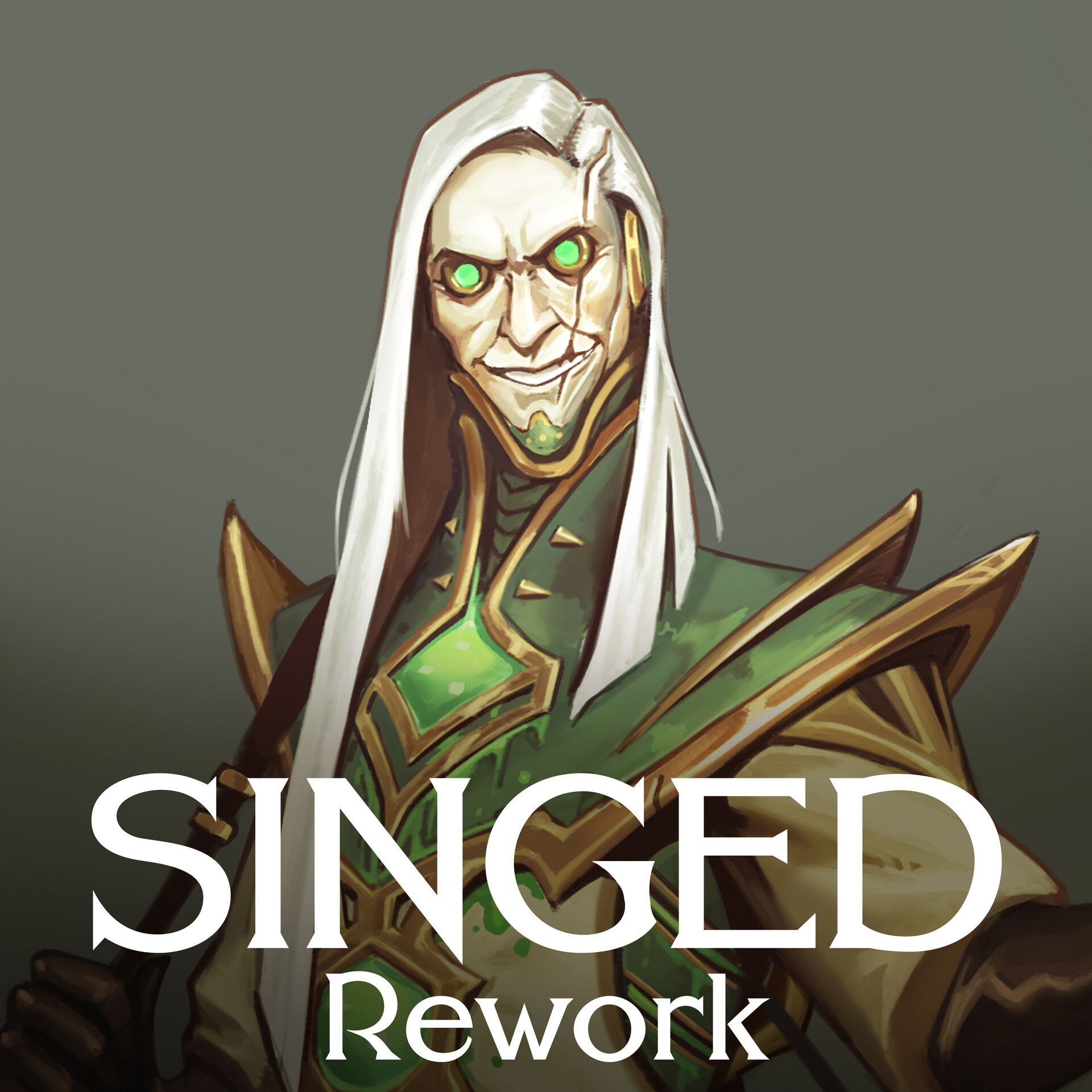 ArtStation - Singed Rework - The mad chemist of Zaun